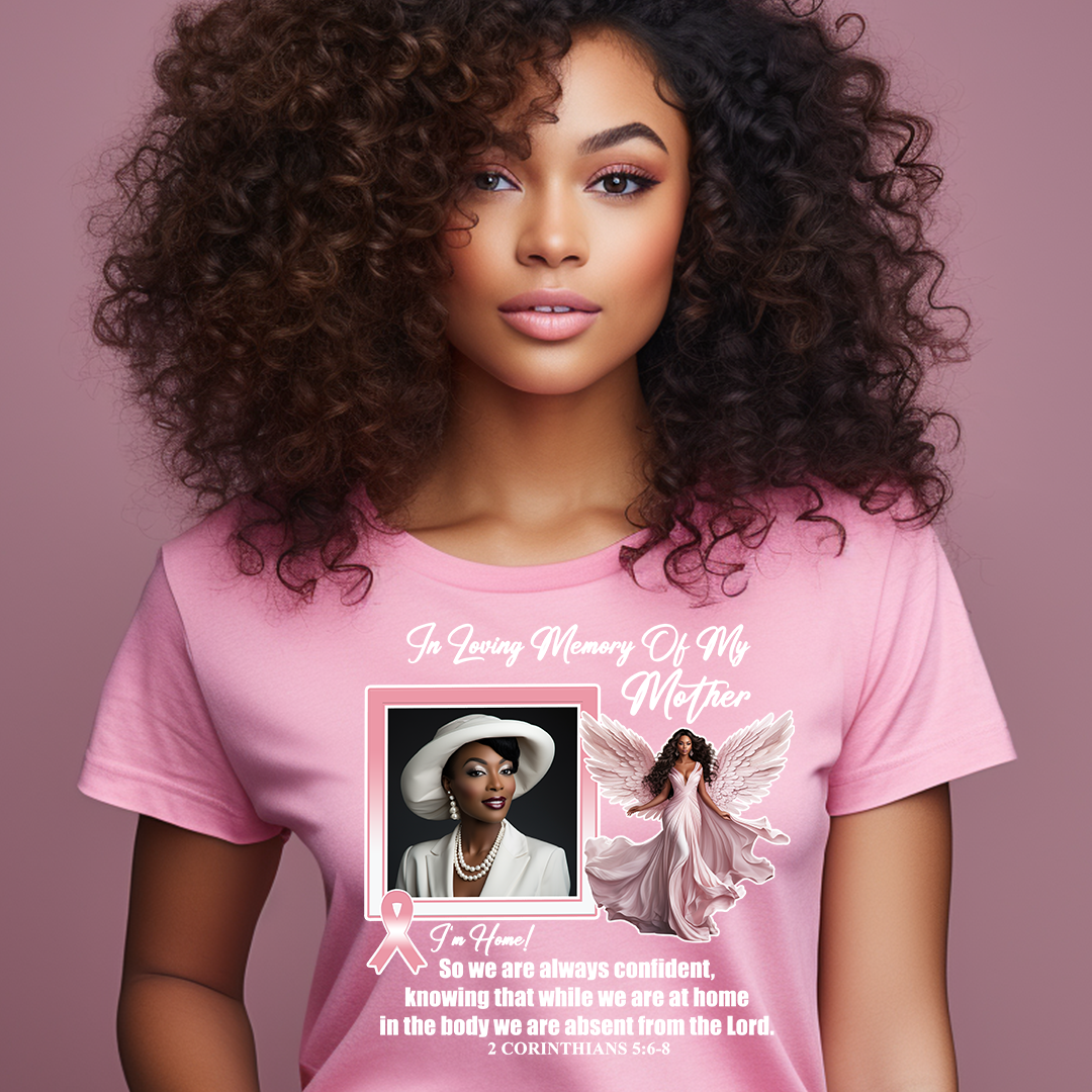Breast Cancer Awareness In Loving Memory Of My Angel T-Shirt – Demo's Creations LLC