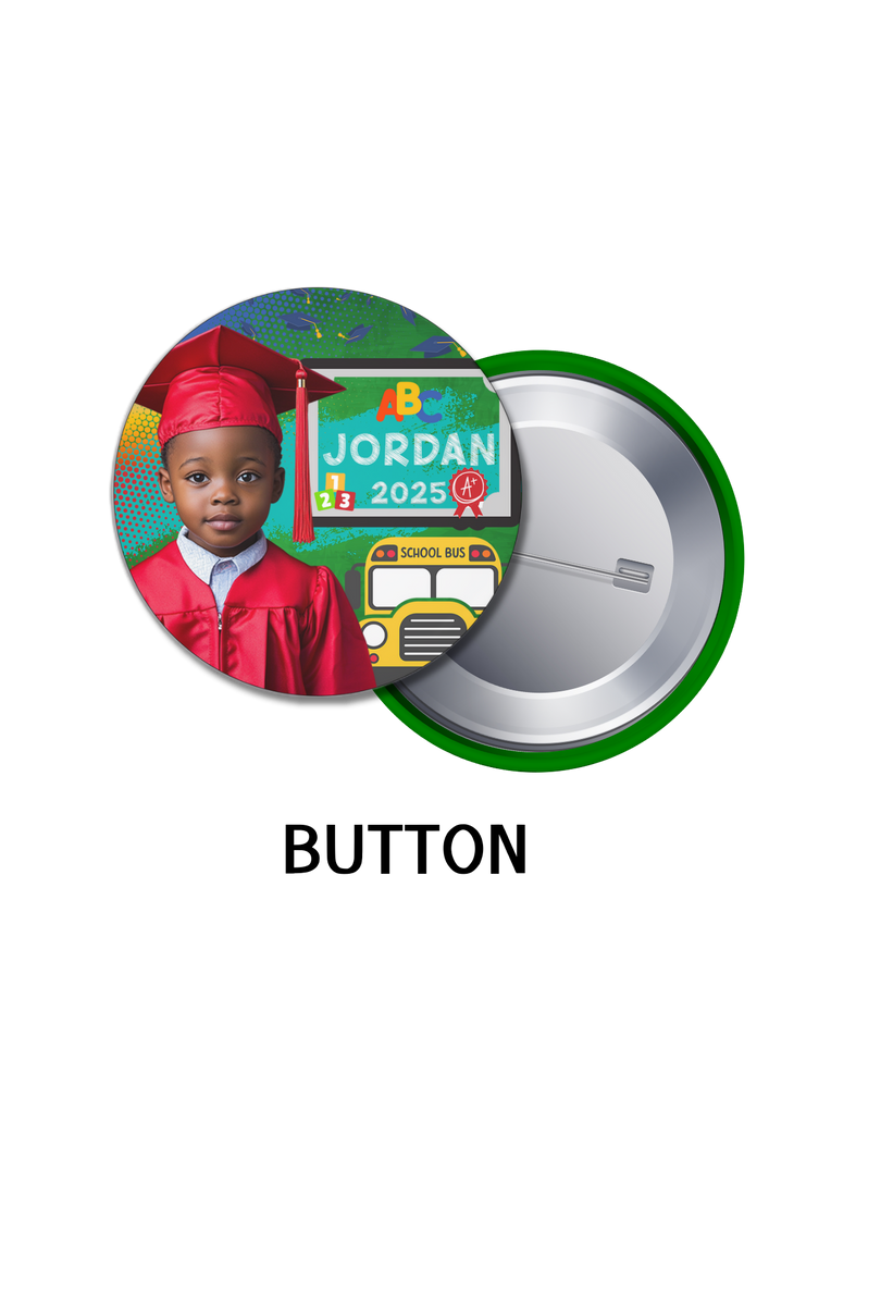 Pre-K Grad Sublimation Buttons/Pins 1 – Demo's Creations LLC