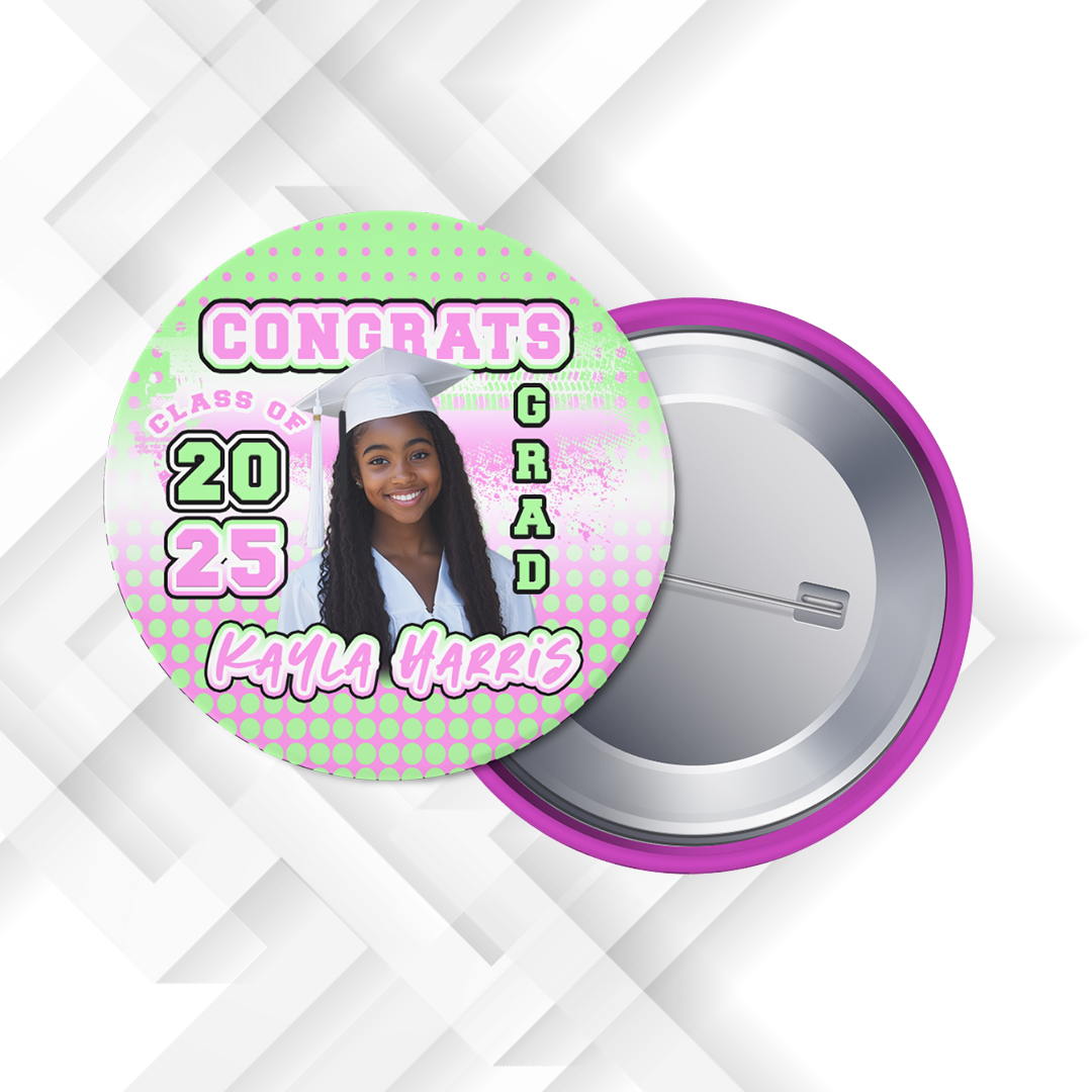 Grad Congrats Button Designs – Demo's Creations LLC