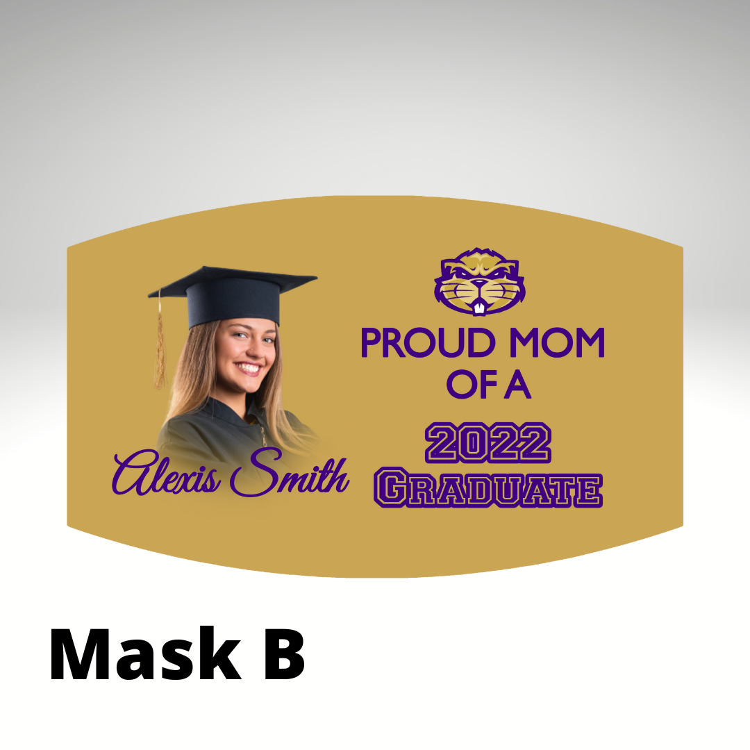 Custom Graduation Mask – Demo's Creations LLC